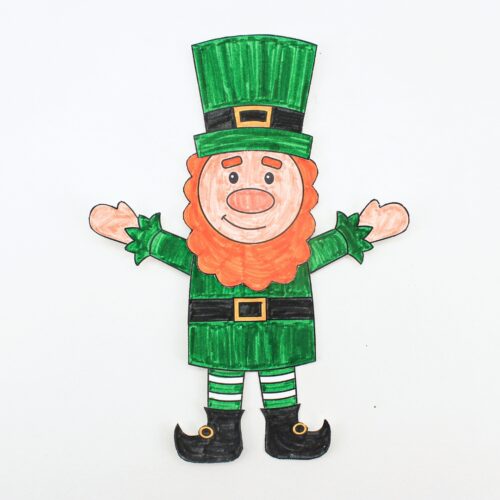 Free Build a Leprechaun Printable - The Craft-at-Home Family