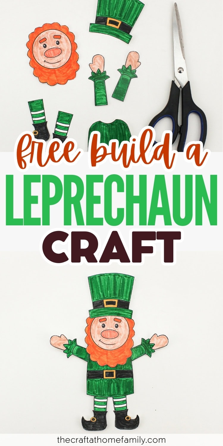 Free Build a Leprechaun Printable - The Craft-at-Home Family