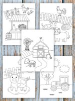 Free Farm Coloring Pages - The Craft-at-Home Family