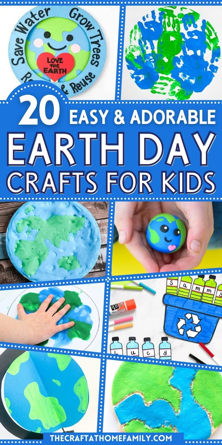 20 Easy Earth Day Crafts for Kids - The Craft-at-Home Family