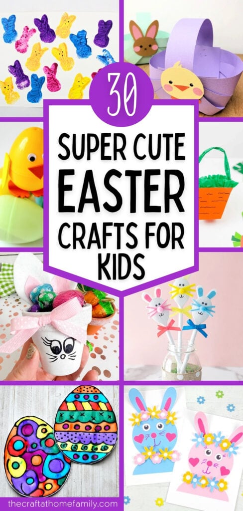30 Cute Easter Crafts for Kids - The Craft-at-Home Family