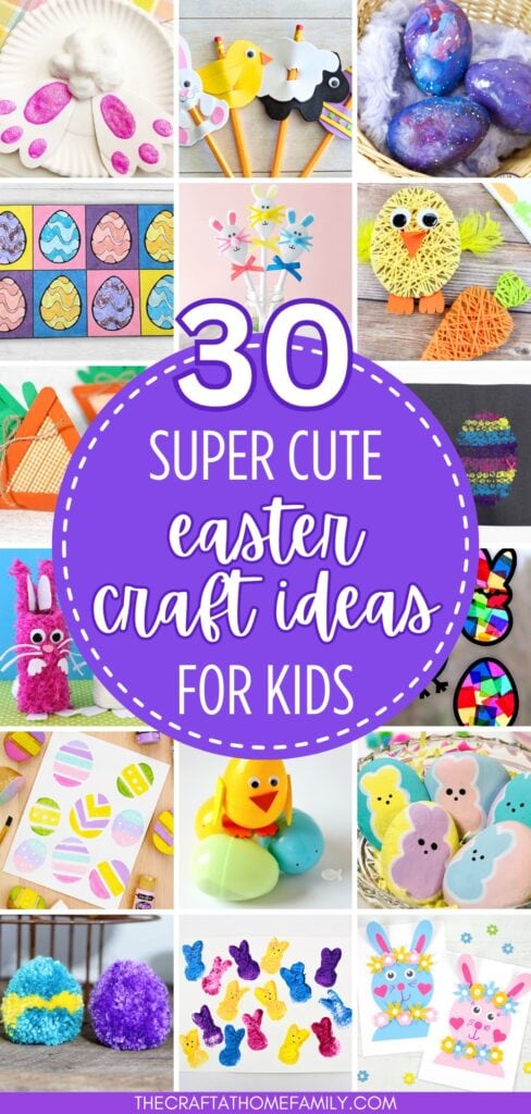 30 Cute Easter Crafts for Kids - The Craft-at-Home Family