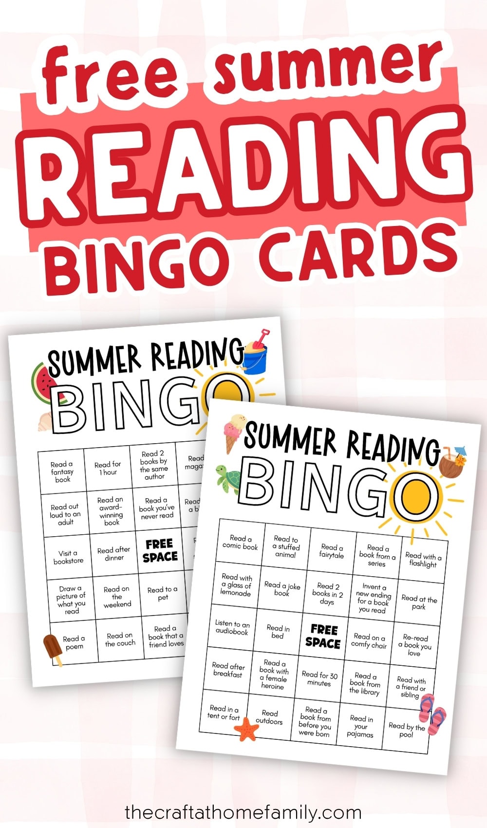 Summer Reading Bingo - The Craft-at-Home Family