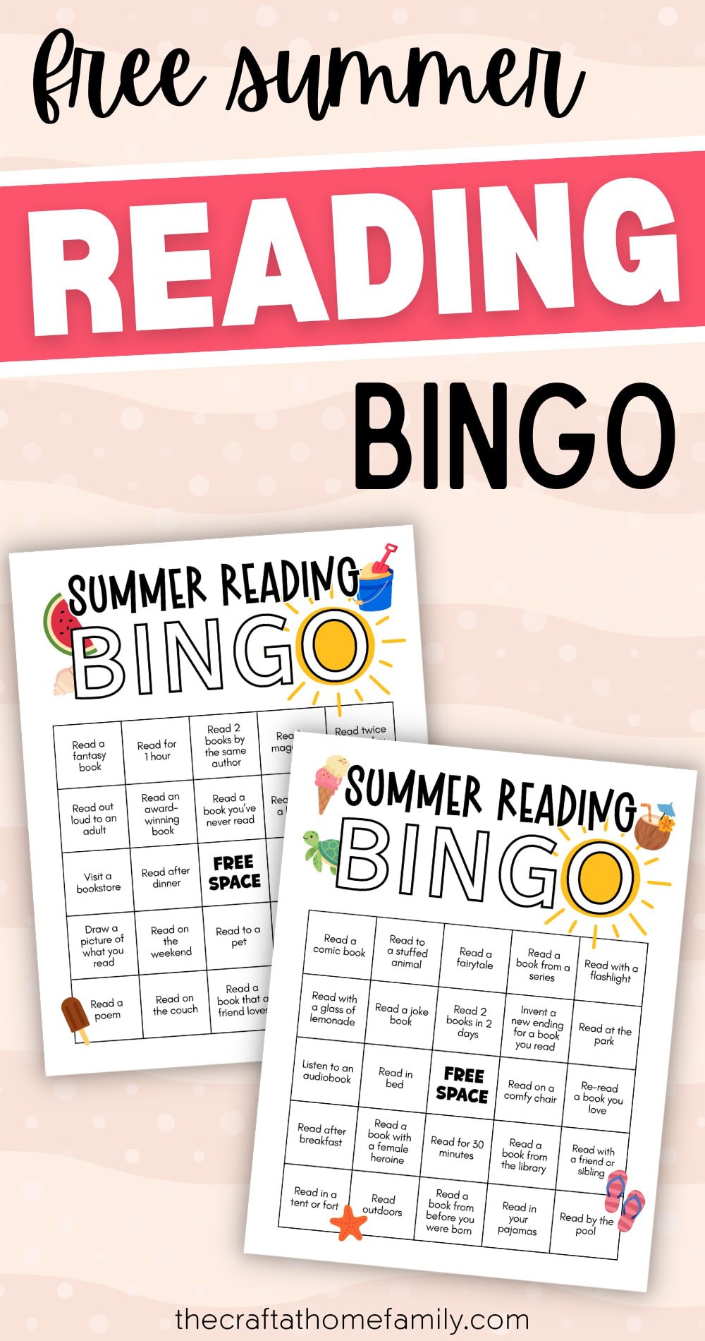 Summer Reading Bingo - The Craft-at-Home Family